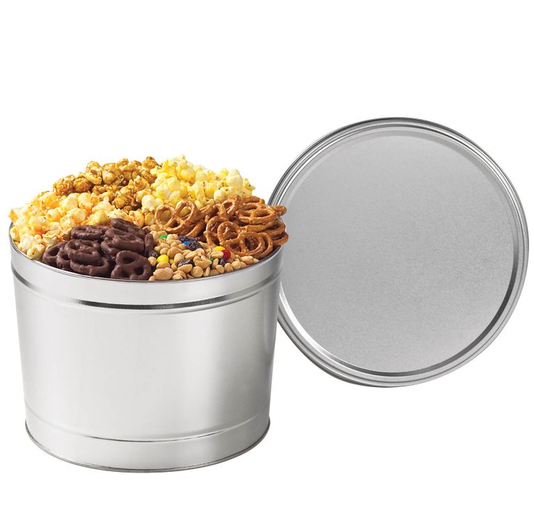 Small Snack Tin - Custom Branded Promotional Snack Tins - Swag.com