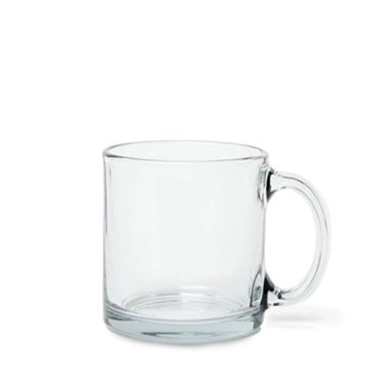 13 Oz. Straight Wall Glass Mug - Custom Branded Promotional Glassware ...