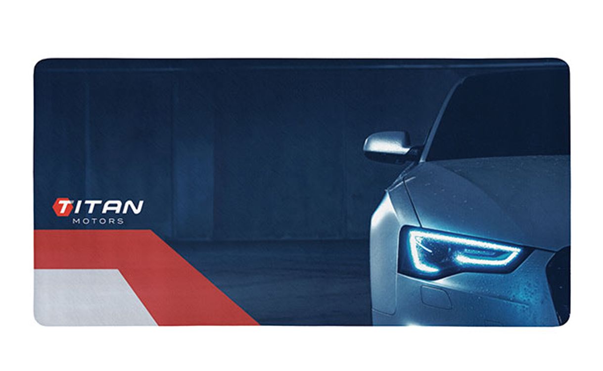 Luxury Vegan Leather Desk Mat - Custom Branded Promotional Tech ...